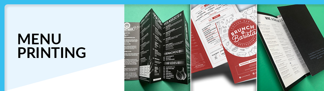 Menu printing services | Kraft, take-away & quality menus | A Local Printer