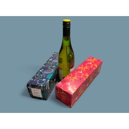 Eco Printed Wine Boxes